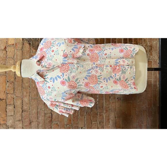 ivy jane | Tops | New Ivy Jane Double Flounce Sleeve Top In Pink | Poshmark